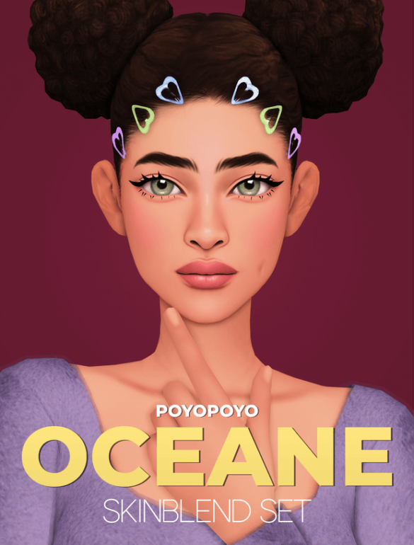Oceane Skinblend Set - Sims 4 Update