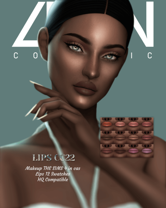 LEAN - LIPS CC22 - Sims 4 Update