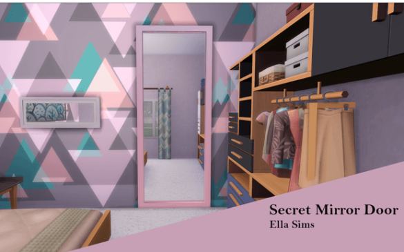 Secret Mirror Door - Sims 4 Update