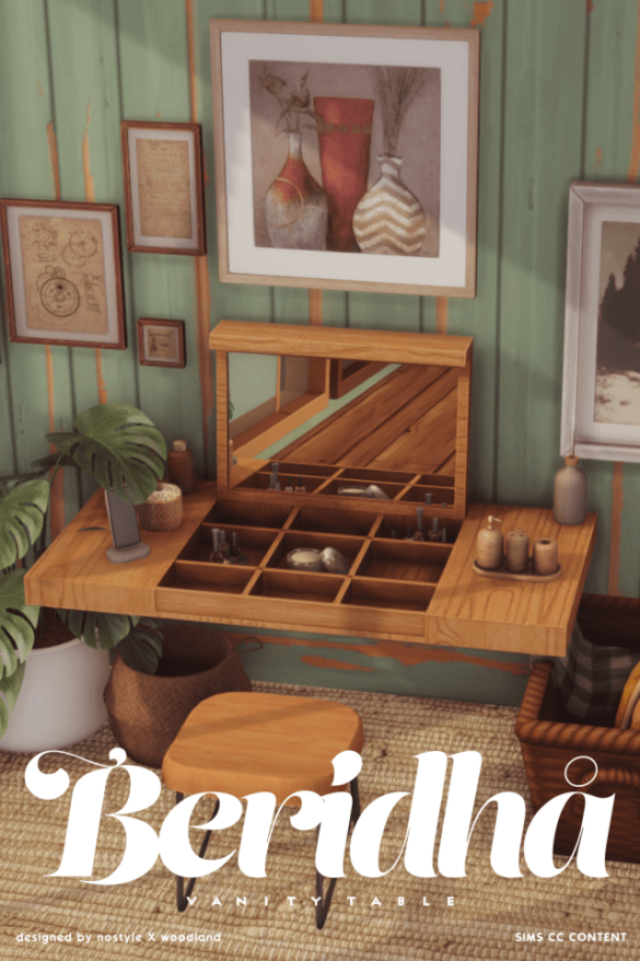 Beridha Vanity Table - Sims 4 Update