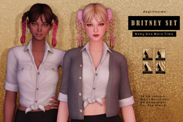 BRITNEY SET - Baby One More Time - Sims 4 Update