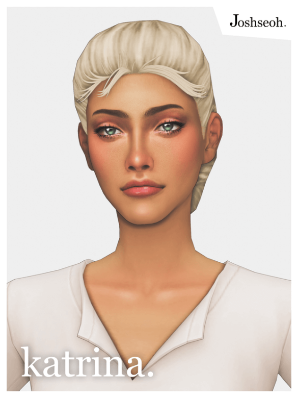 Katrina Hair (TS2 to TS4) - Sims 4 Update