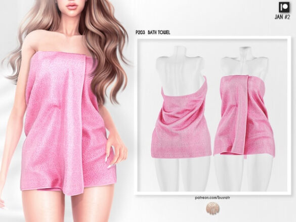 BATH TOWEL P203 - Sims 4 Update
