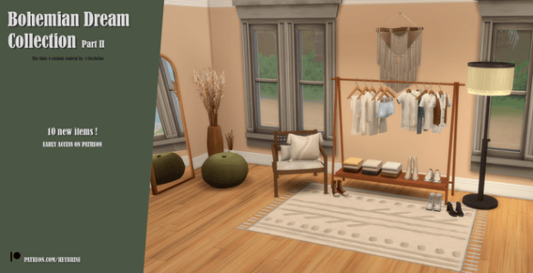 Bohemian Dream Collection Part II - Sims 4 Update