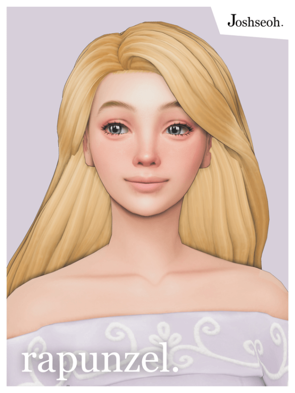 Rapunzel Hair - Sims 4 Update