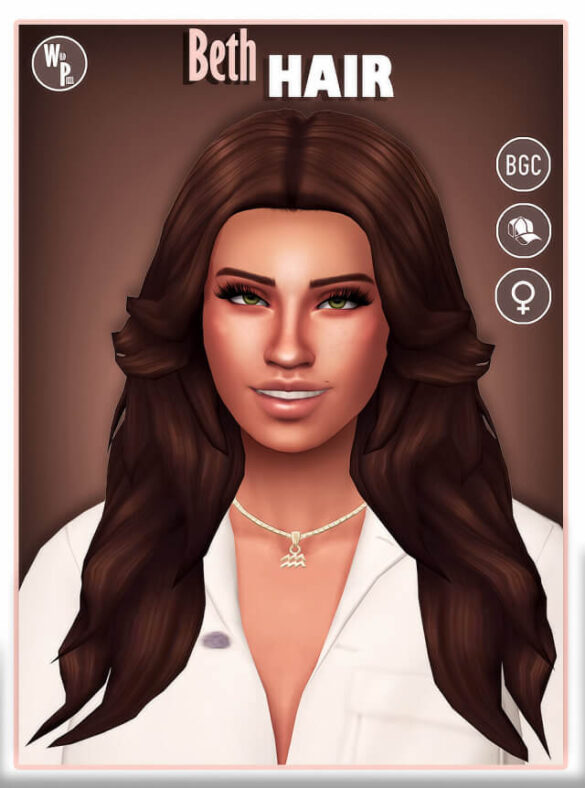 BETH HAIR - Sims 4 Update