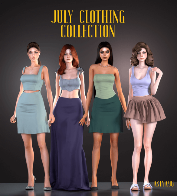 strapless top 01 - Sims 4 Update