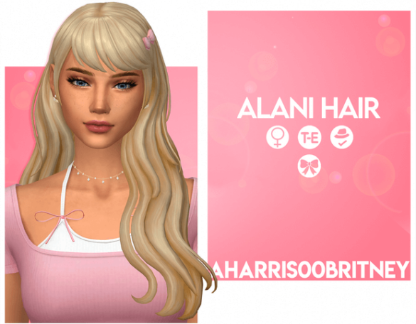 Alani Hair aharris00britney - Sims 4 Update