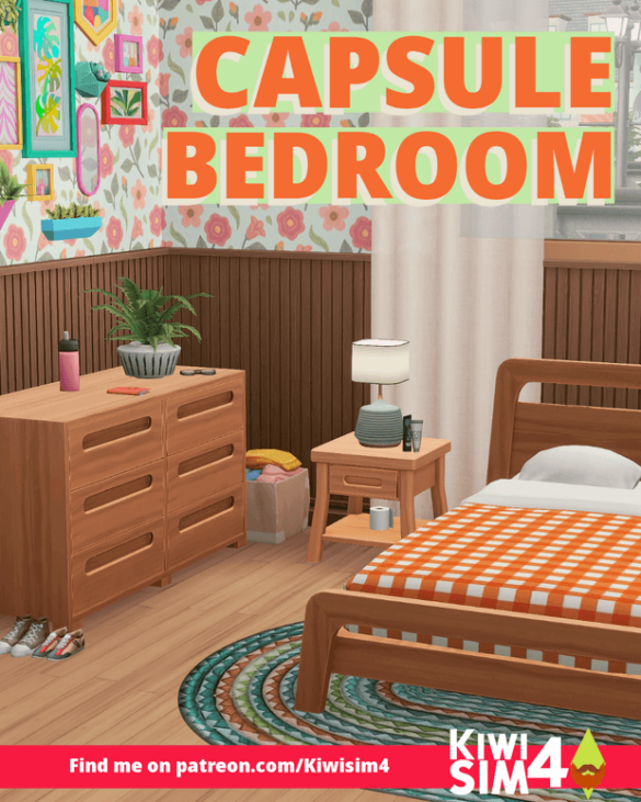 Capsule Bedroom Collection - Sims 4 Update