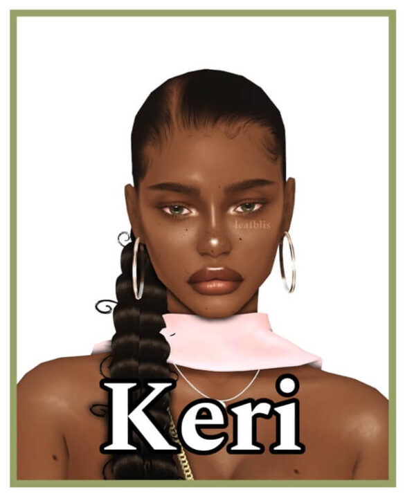 Keri Sim tray - Sims 4 Update