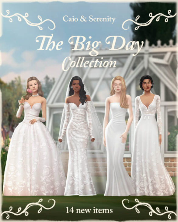 Caio x Serenity - The Big Day Collection - Sims 4 Update