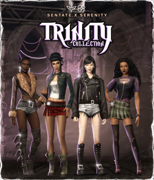 The Trinity Collection - By Sentate & Serenity - Sims 4 Update