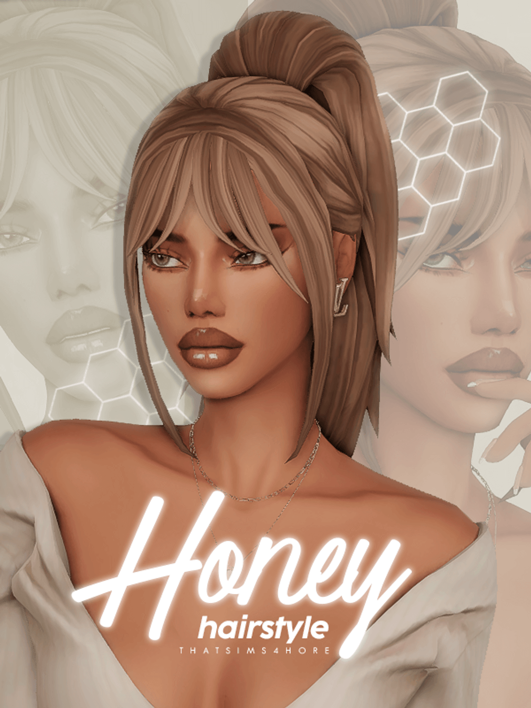 honey hair - Sims 4 Update