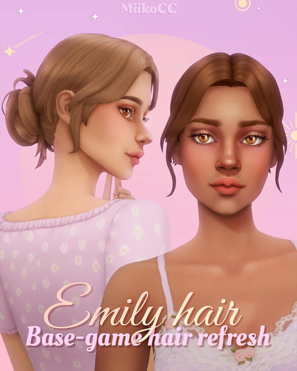 Emily hair (standalone) - Sims 4 Update