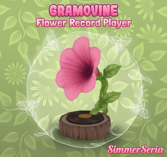 Gramovine - Flower Record Player - Sims 4 Update
