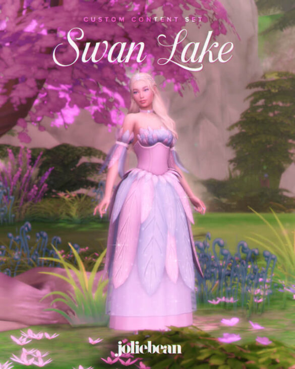 swan lake set by joliebean - Sims 4 Update